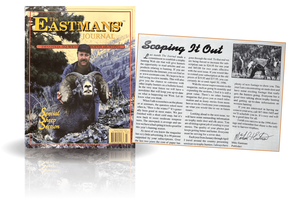 Eastmans' History | Eastmans' Hunting Journals